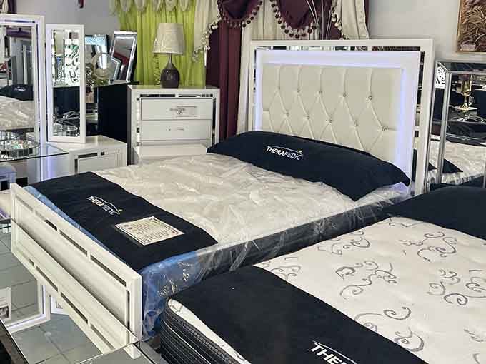 Bedroom sets that'll make you actually want to go to bed, which is the opposite of childhood goals.