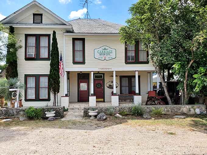 The Carriage House Inn maintains that historic charm where modern hotels forgot hospitality means more than just WiFi passwords.