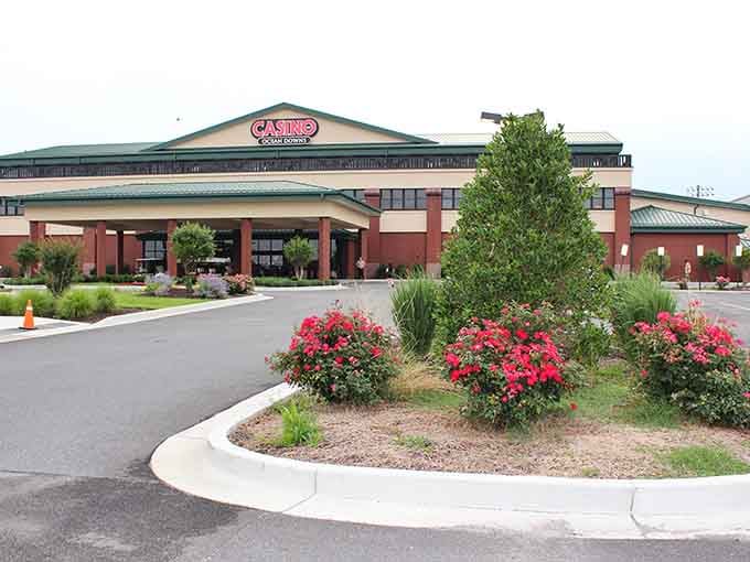 The landscaping alone tells you this place takes pride in creating an inviting atmosphere for visitors seeking entertainment and good times.
