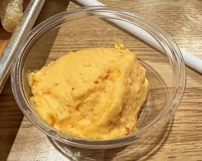 Pimento cheese so creamy it could smooth over family arguments at Thanksgiving dinner with one delicious spoonful.