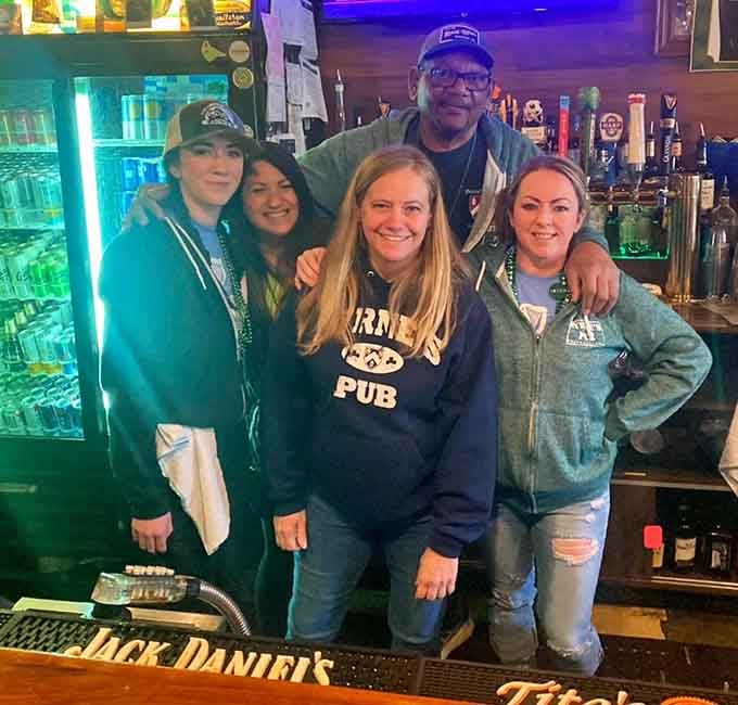 The smiling faces behind the bar who transform a good pub into your new favorite neighborhood hangout spot.