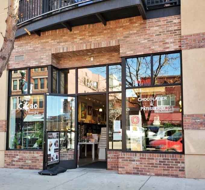 Sunlight streaming through those windows illuminates the path to your next favorite chocolate addiction, guaranteed.