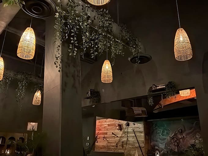 Hanging plants and moody lighting prove that sometimes the best restaurants feel more like someone's impossibly cool living room.