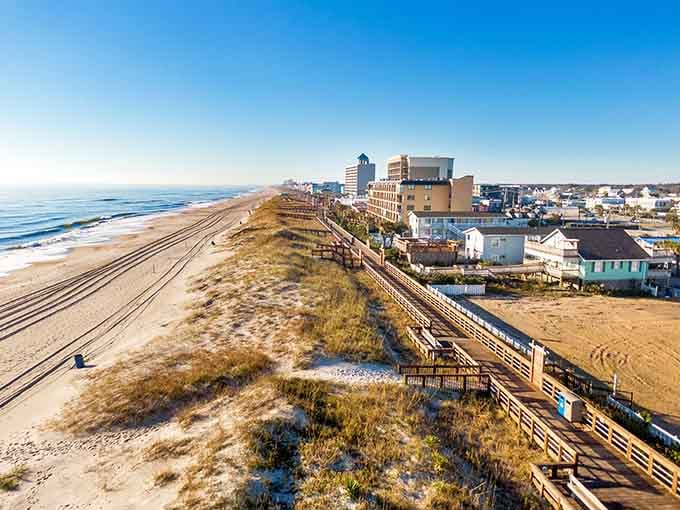 Miles of pristine coastline stretch endlessly, reminding us why people have been flocking to beaches since long before air conditioning.