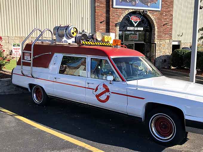 Who you gonna call when you need ghost-busting transportation? This Ecto-1 answers that question perfectly.