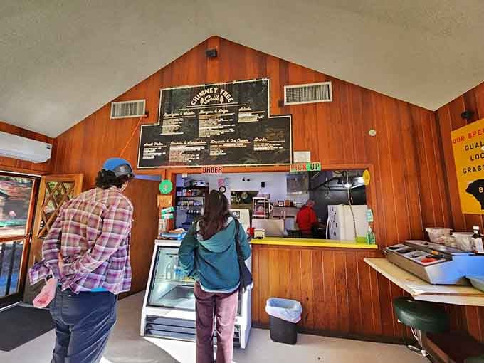 Real people enjoying real food in a real place&mdash;no pretense, no fuss, just good eating among the redwoods.