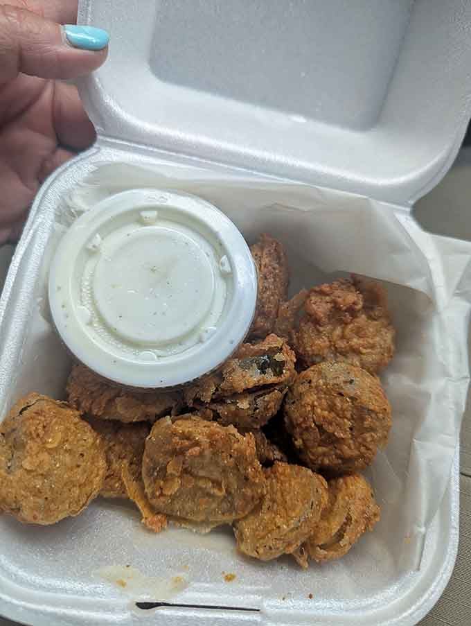 Fried pickles with ranch dressing are the appetizer you didn't know you needed until right this very moment, friend.