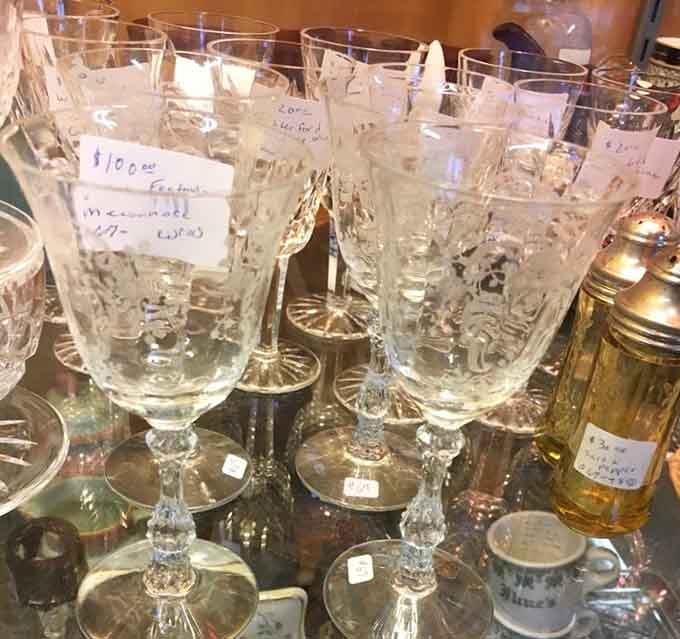 Crystal glassware so elegant it makes you wonder why we ever switched to drinking from plastic cups.