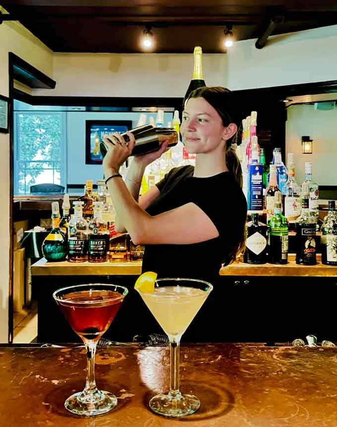 Expert bartenders craft each cocktail with precision and flair, turning happy hour into an art form worth watching.