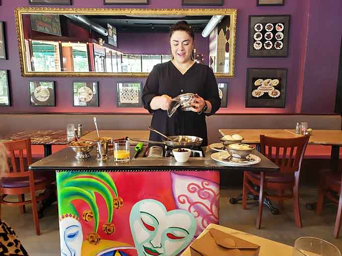 Tableside service with genuine care, because great food deserves to be presented with pride and personality.