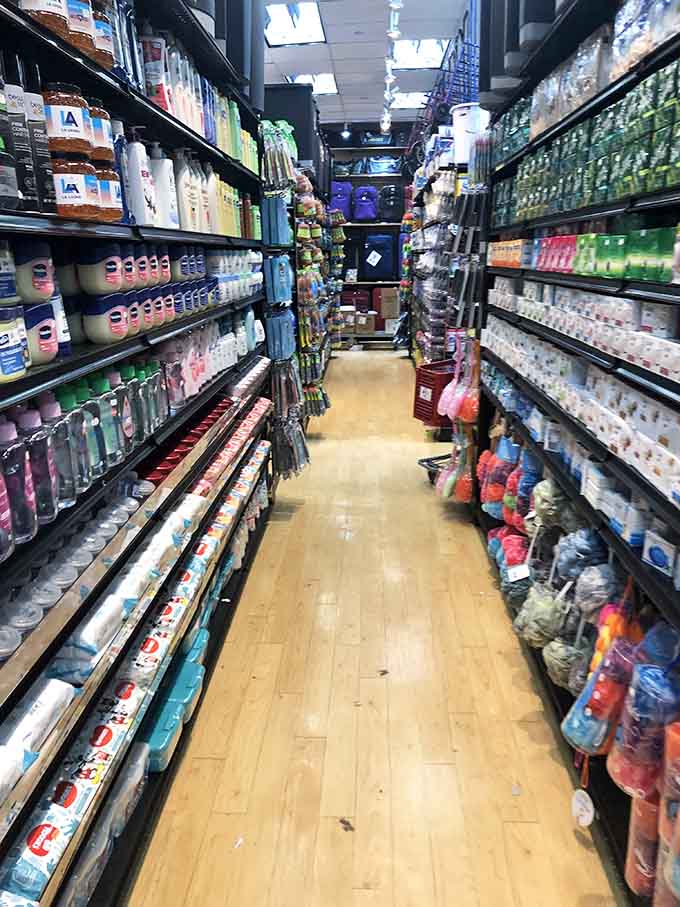 Personal care products stacked high enough to stock a small pharmacy, all at prices that won't hurt.