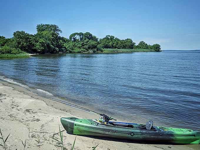 Launch your kayak and glide into waters where the fish outnumber your worries considerably.