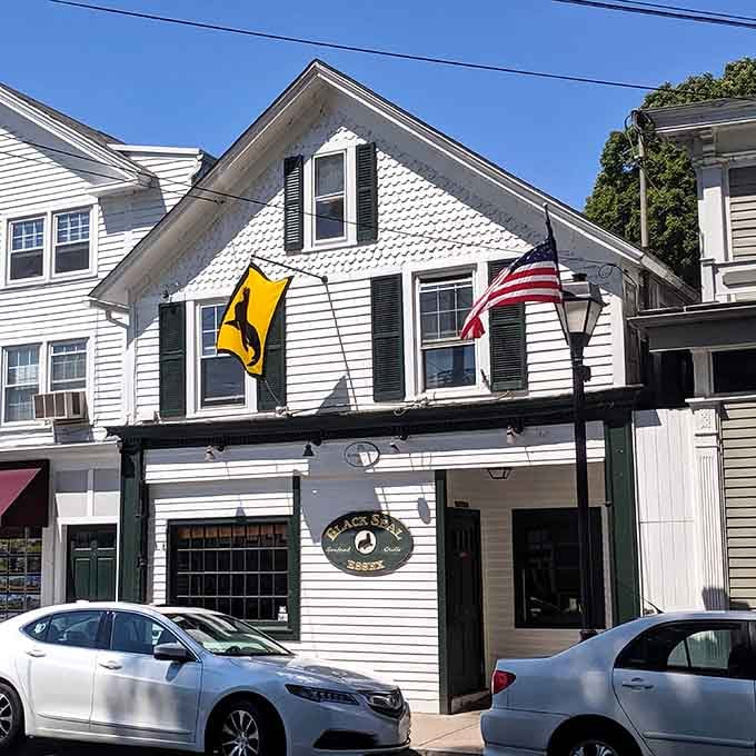 Downtown storefronts maintain their historic charm while selling things you didn't know you desperately needed until now.