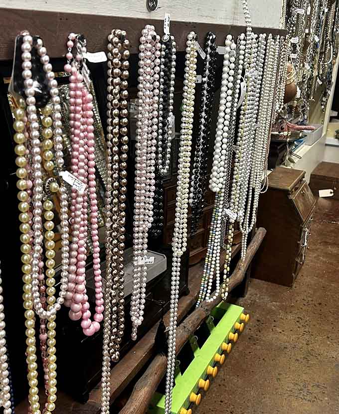 Pearls in every shade, ready to channel your inner Audrey Hepburn at Sunday brunch.