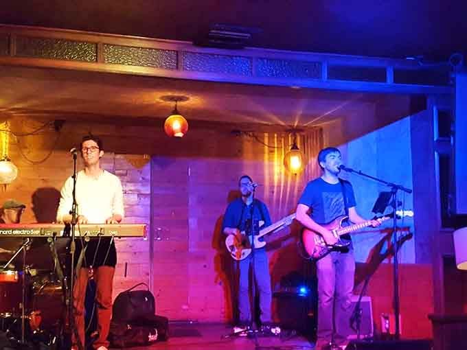 Live music fills the space with energy, because every great '70s party needs a soundtrack beyond the jukebox.