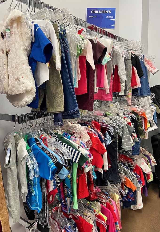 Kids' clothes that acknowledge the truth: they'll outgrow it before they wear it out anyway.