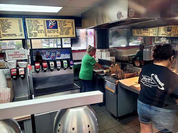 Behind the scenes where the magic happens, turning simple ingredients into craveable Chicago classics all day long.