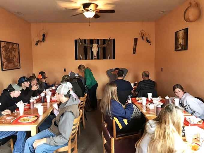 A packed house of happy diners proves that word travels fast when the food is this good.
