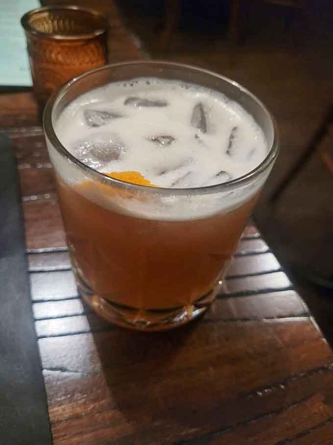 The Holy Ghost cocktail looks dangerously drinkable, which is exactly what makes it so wonderfully tempting on any evening.