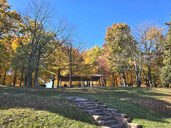 Scofield Park provides the perfect setting for picnics, contemplation, or pretending you're in a Norman Rockwell painting come alive.