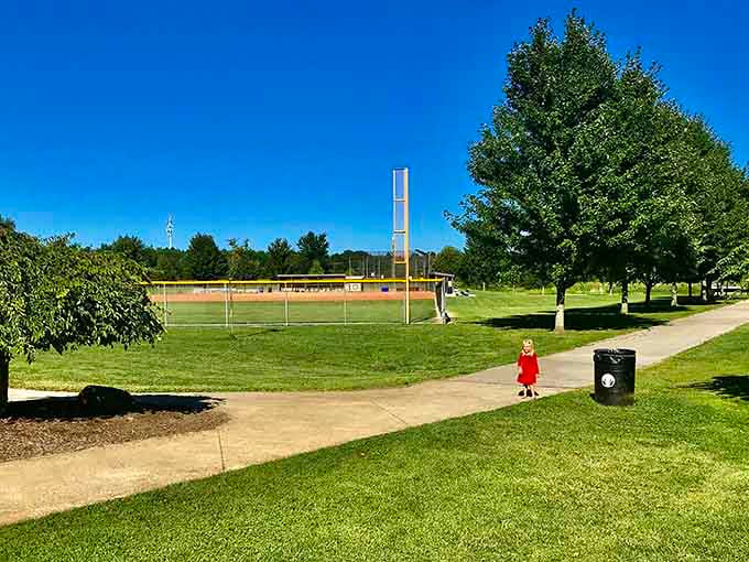 Barlow Farm Park's athletic fields provide space for weekend warriors to pretend they're still in their twenties.