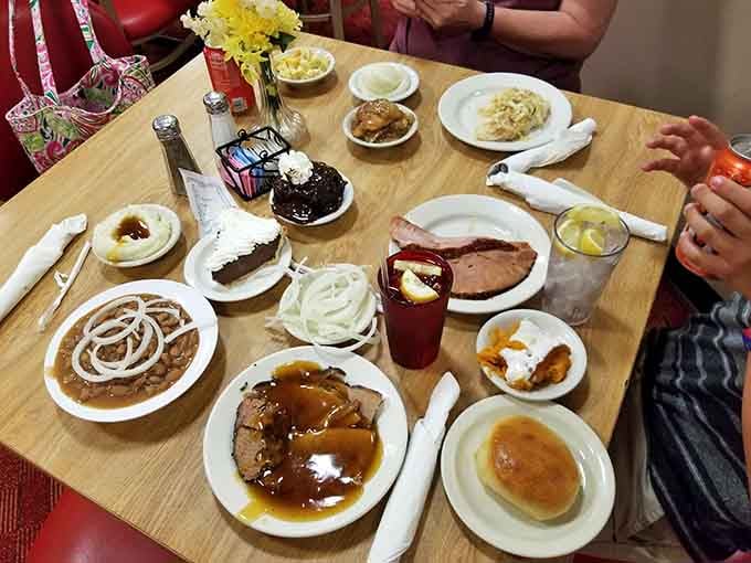 A spread worthy of Sunday dinner shows how Jackson's turns everyday lunch into a celebration of good eating.