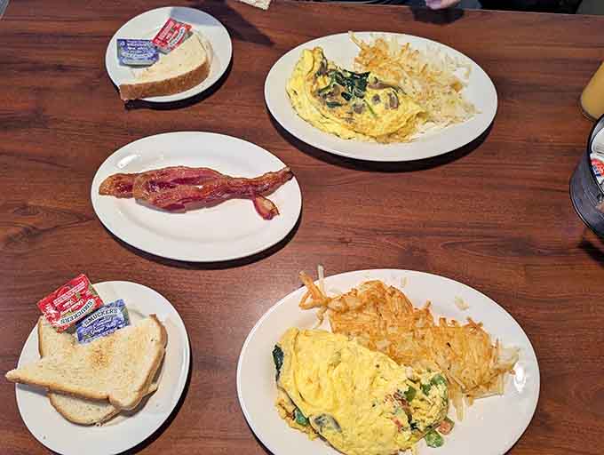 Real people enjoying real food in a real restaurant, which somehow feels revolutionary in today's filtered world.
