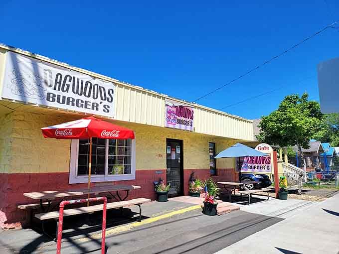 Dagwood's serves burgers in a building with more character than most modern restaurants could ever manufacture.