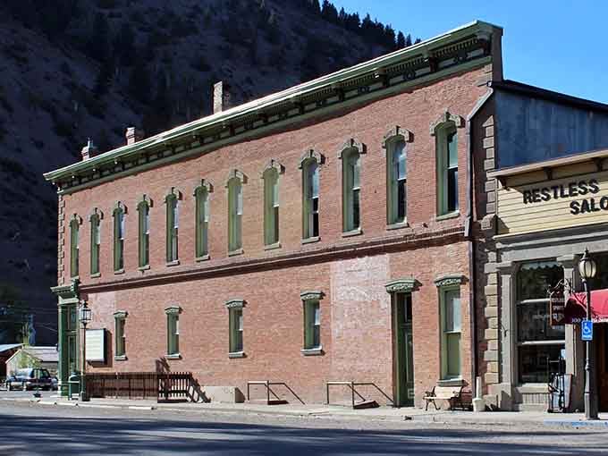This substantial brick building radiates the kind of permanence that says "I've survived winters that would make polar bears complain."