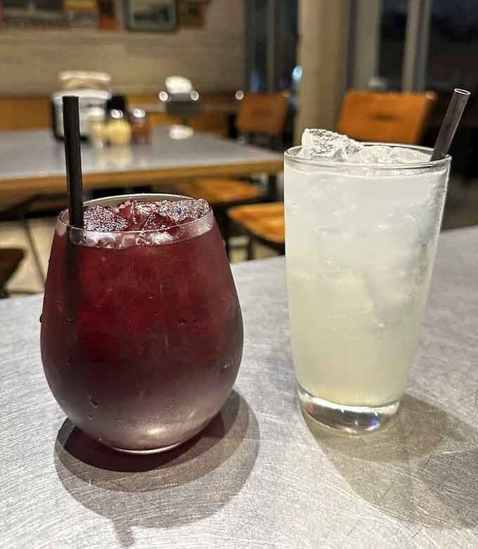 Colorful drinks that look almost too pretty to consume, but you'll manage somehow because hydration matters.