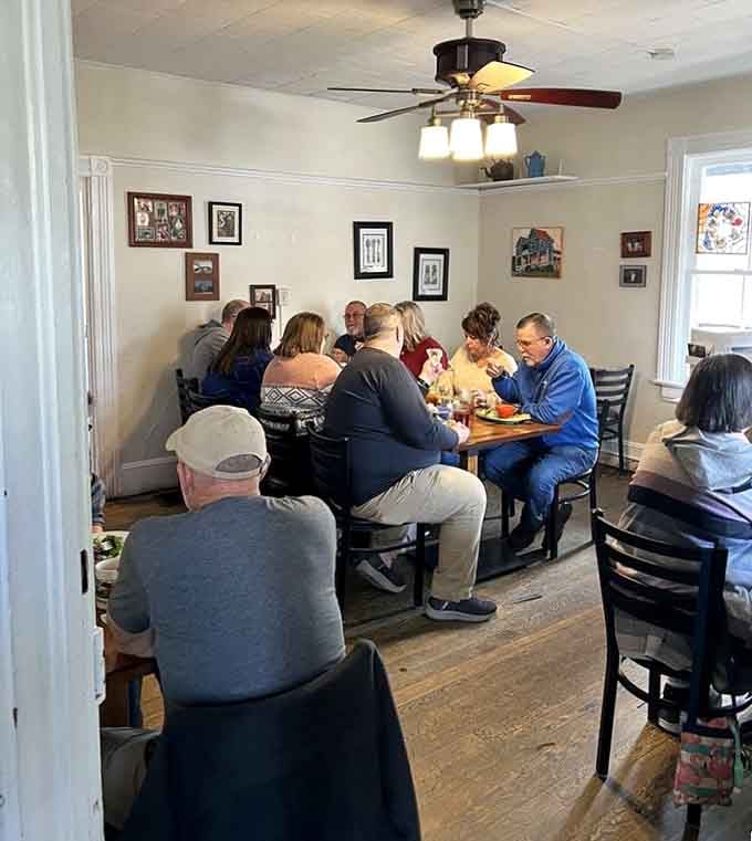 When the dining room fills up like this, you know the locals have spoken and they're saying something very good.