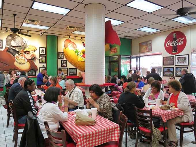 A packed dining room full of people who know exactly where to find Chicago's best kept secret.