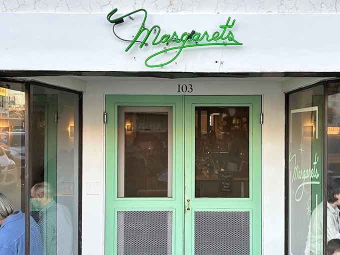 Margaret's mint-green doors open to reveal a dining experience that's both sophisticated and wonderfully approachable for everyone.