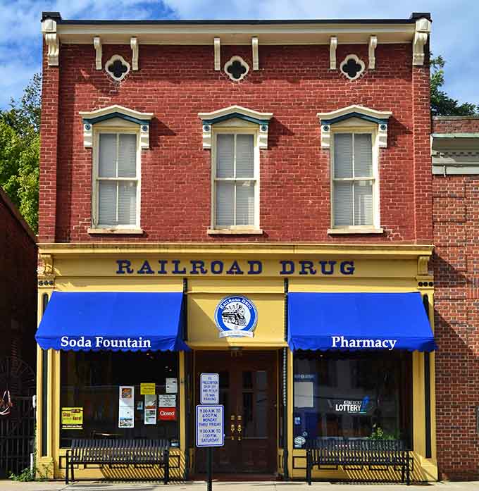 Railroad Drug serves old-fashioned sodas at their fountain, because some traditions deserve to live forever.