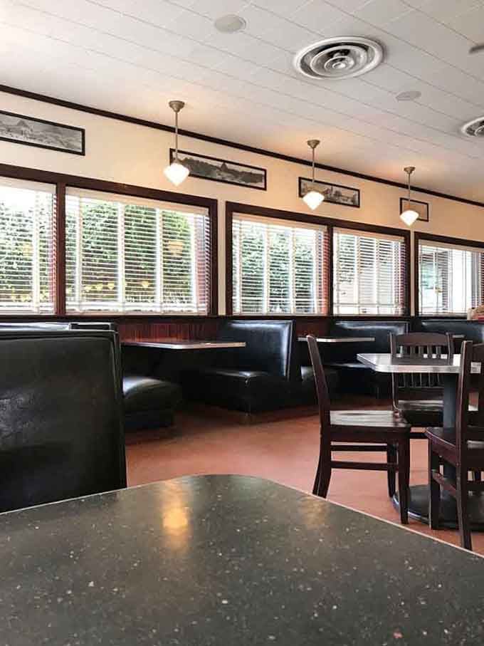 Booths where families gather, stories unfold, and the only drama involves choosing between pancakes or waffles.