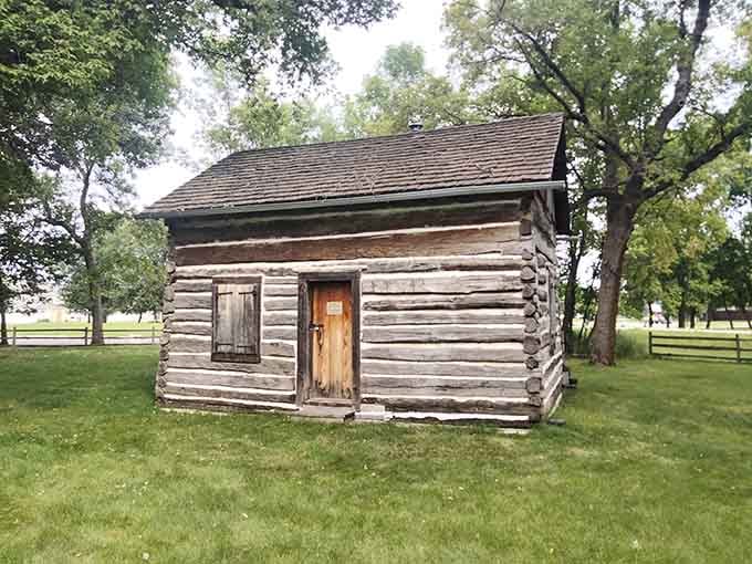 Berquist Cabin stands as humble testimony to pioneer life, when shelter meant logs and determination rather than mortgages.