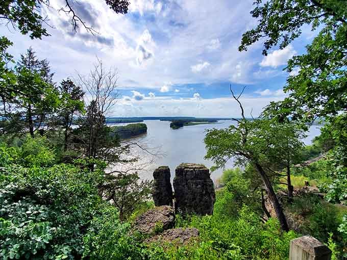Mississippi Palisades State Park nearby offers dramatic river views that remind you Illinois geography is far more interesting than stereotypes suggest.