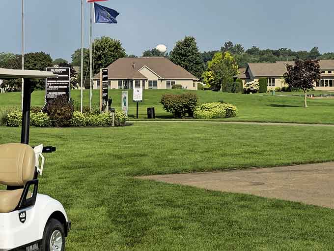 McCormick Creek Golf Course rolls across the landscape, offering peaceful greens where the biggest challenge is staying focused on your game.