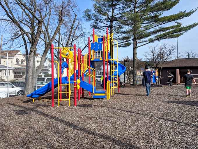 Colorful playgrounds where the next generation of pizza enthusiasts are already developing their discerning palates early.