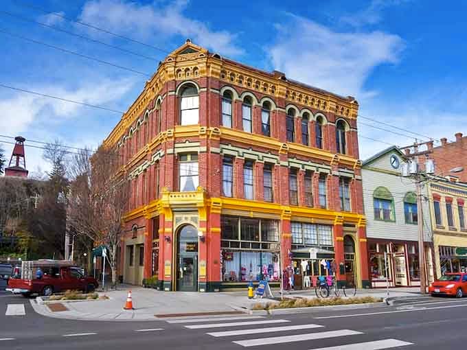 Port Townsend's Victorian architecture stands proud, reminding everyone that this town has serious historical street cred.
