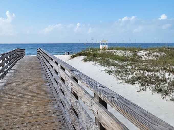 Public beach access points make enjoying that spectacular coastline easy, democratic, and wonderfully convenient for everyone.