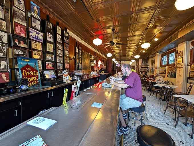 The lunch counter where countless Pittsburghers have pondered life's mysteries while waiting for their jumbo fish sandwiches to arrive.