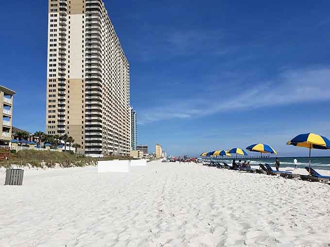 White sand beaches and yellow umbrellas create the postcard you've been meaning to send yourself.