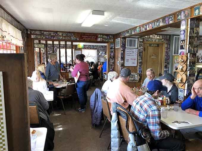 A full dining room on a weekday morning tells you everything you need to know about this place.