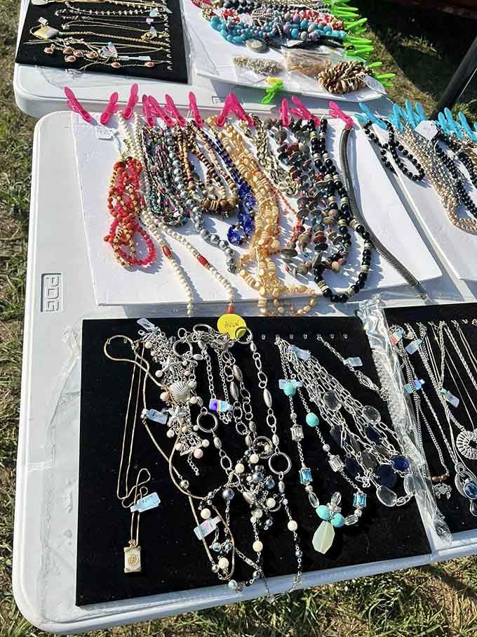 Jewelry displays that sparkle with possibilities, each piece waiting to become someone's new favorite accessory or perfect gift discovery.