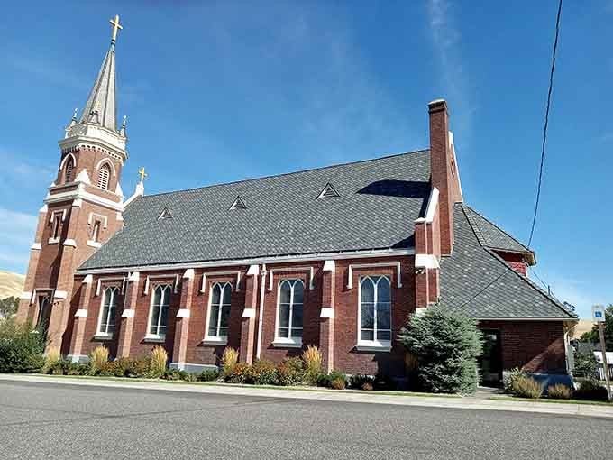 Holy Rosary Catholic Church showcases stunning architecture that proves beauty doesn't require skyscraper budgets or celebrity architects.