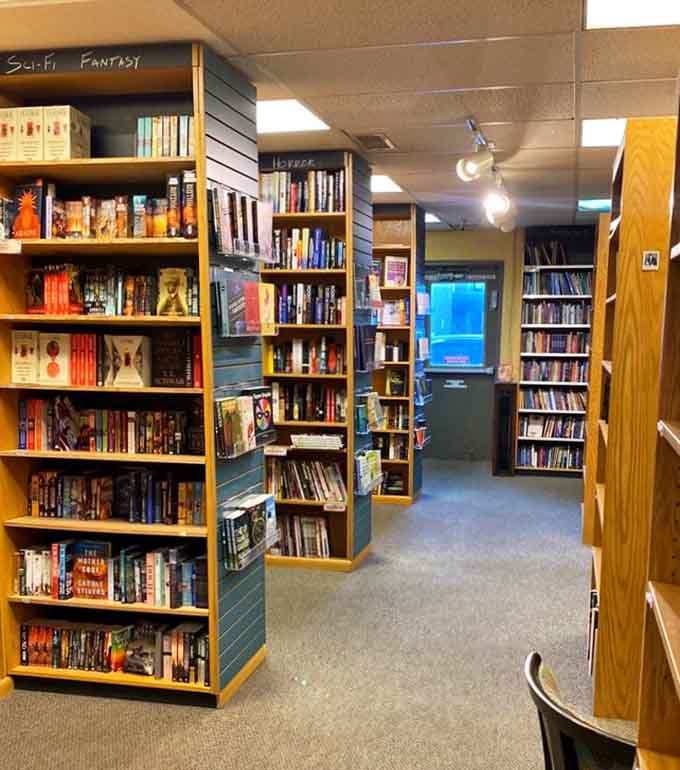 Sci-Fi and Fantasy sections that could keep you browsing longer than a Tolkien marathon, and that's saying something.