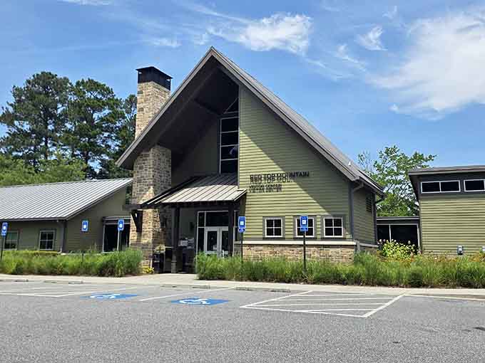 The visitor center stands ready to answer your questions and point you toward the nearest clean restroom.