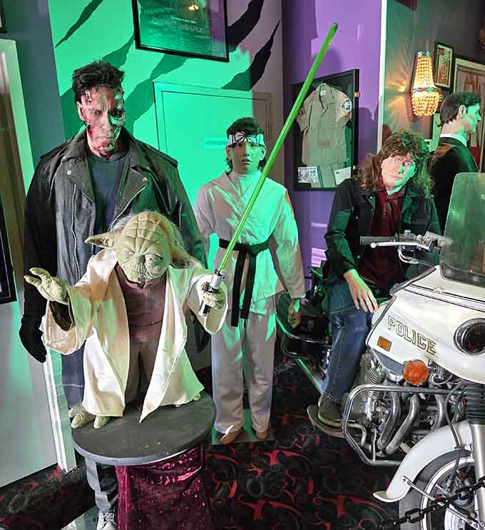 The Terminator, Yoda, and Marty McFly walk into a museum, sounds like a joke your dad would tell.