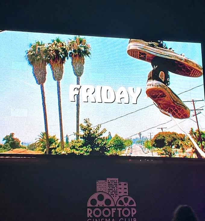 Friday night done right means cocktails in hand and classic films lighting up the South Beach sky.